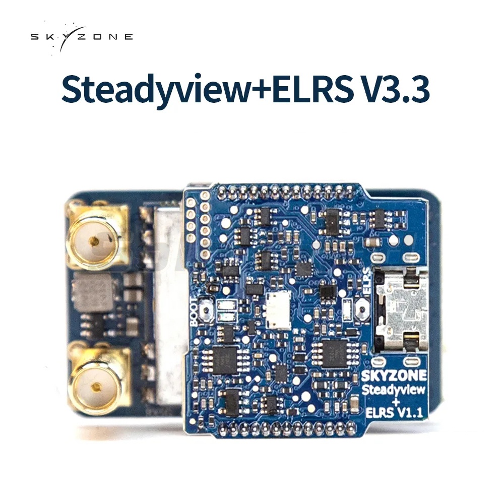 SKYZONE Steadyview+ELRS Backpack Receiver for FPV Goggles 48CH 5.8Ghz V3.3 Hardware | Shopee ...