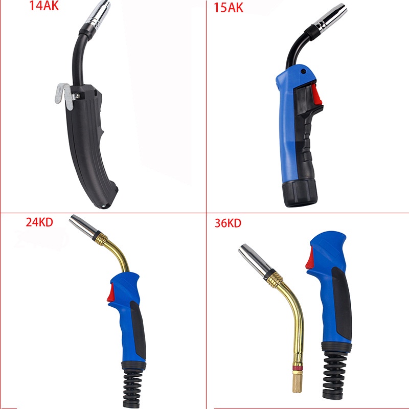 MIG Welding Torch 14AK/15AK/24KD/36KD CO2 Gas Welding Accessories Torch ...