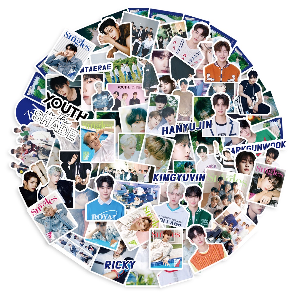 100pcs/set ZEROBASEONE ZB1 Album YOUTH IN THE SHADE Photo Print ...