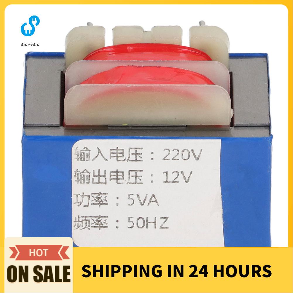 Ttiitt Isolation Transformer 5 Pin 5W 220V Input 12V Output Voltage ...