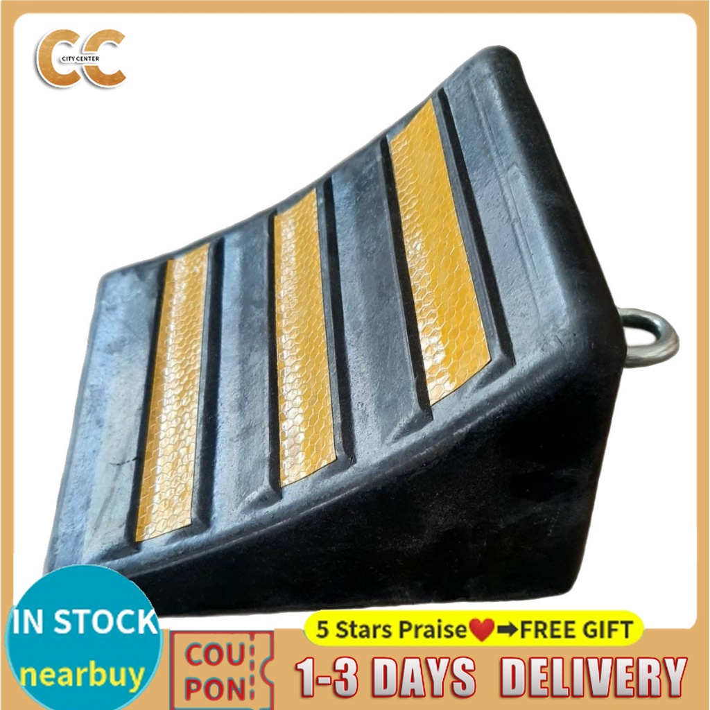 【COD】2PCS Heavy Duty Rubber Parking Stopper/Parking Limiter/Car Parking ...