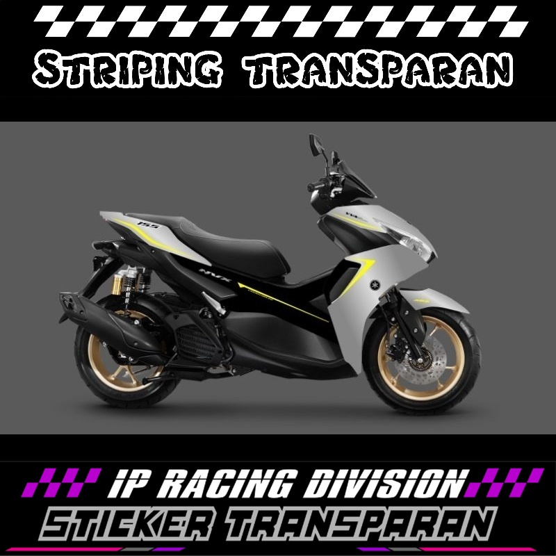 YAMAHA New AEROX CONNECTED 155 COSTUME UV STICKER NEWEST DESIGN SIMPLE ...