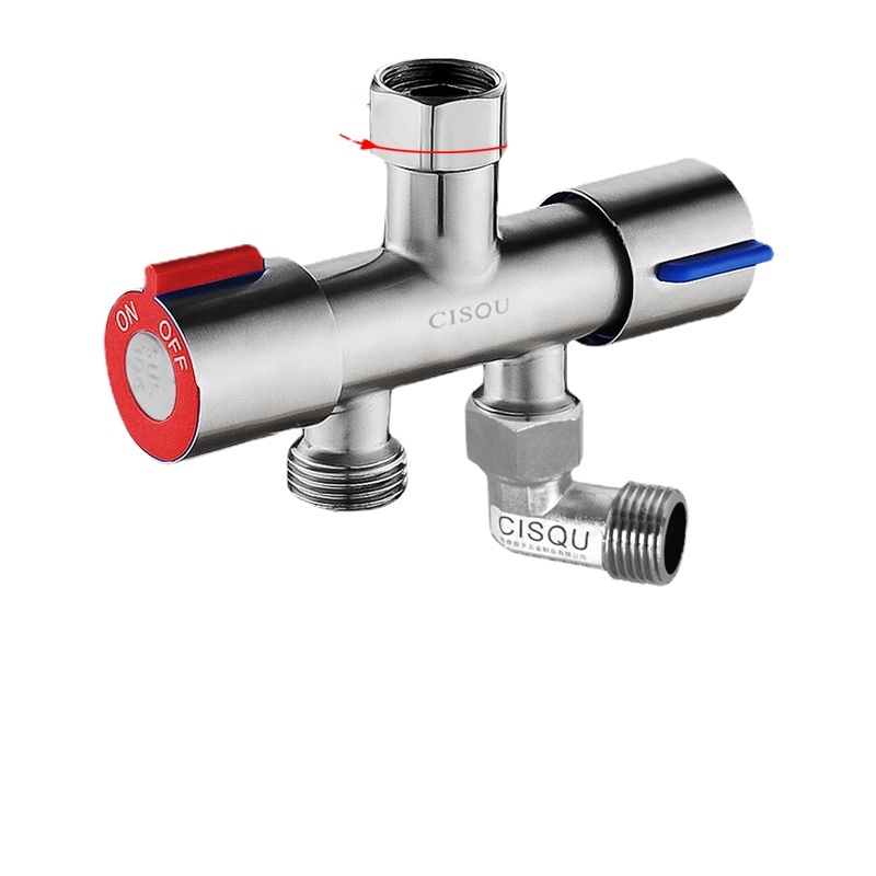 1/2 Inner Wire Flexible Connector One In Two Out Triangle Valve 20mm ...