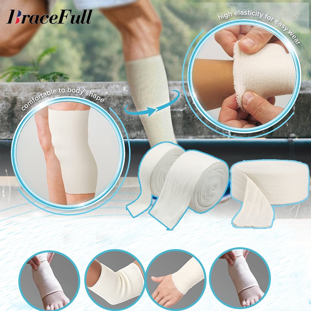 1 Roll Tubular Bandage Wrap, Stockinette Tubing for Legs and Knees ...