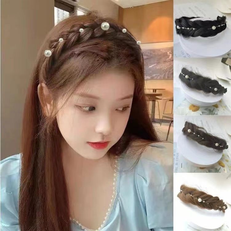 Wig Hair Hoop Braid Barrettes Braid Braid Headdress Headband Hairband ...
