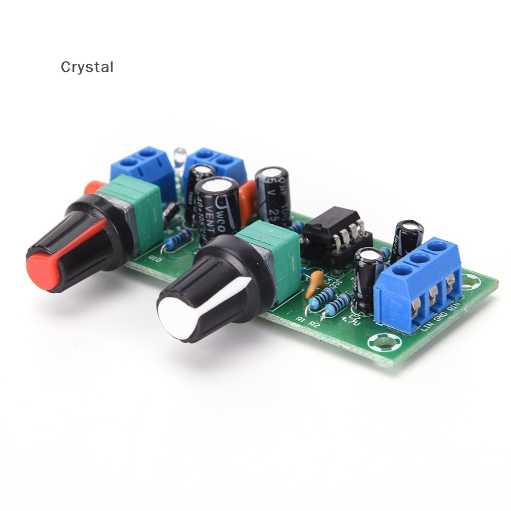 Crystal- DC 12V-24V Low-pass Filter NE5532 Subwoofer Process Pre ...