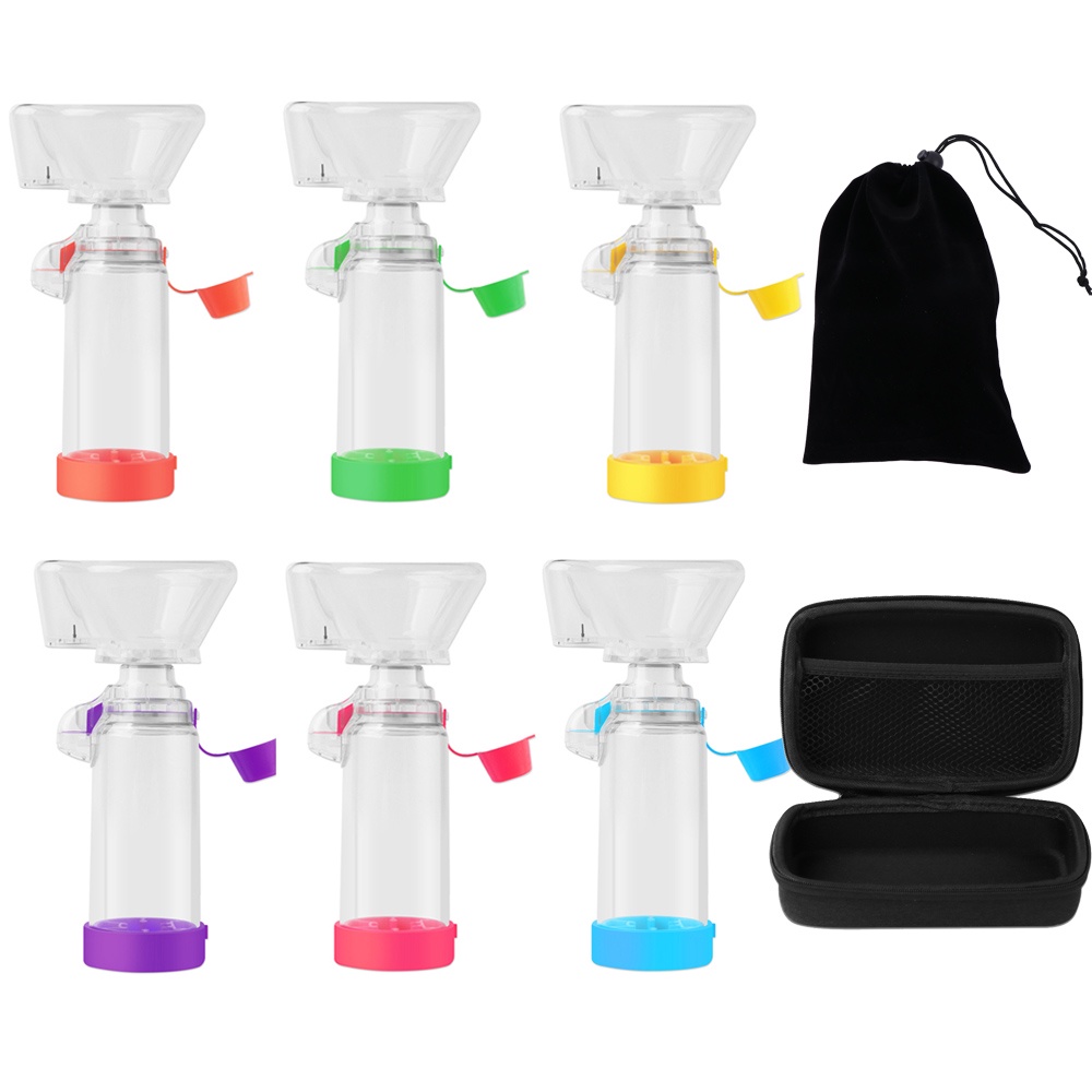 Adult Children Asthma Spacer Inhaler Spacer Device Silicone Aerosol ...