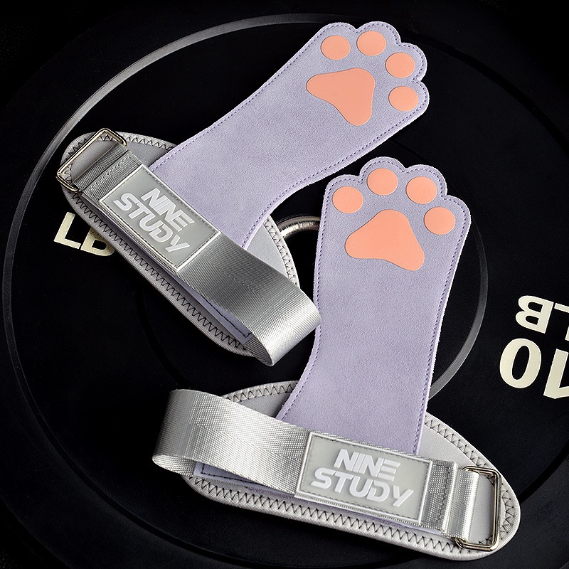 Professional Women's Deadlift Power Belt Cowhide Palm Protection Pull ...