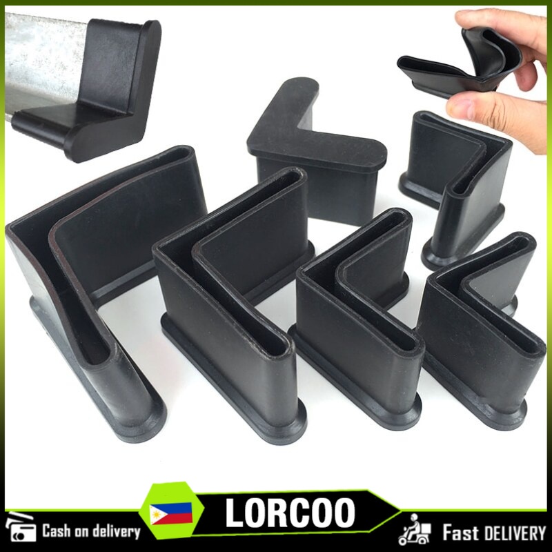10PCS Rubber Footing Angle bar Rubber Footing 25*25 MM | Shopee Philippines