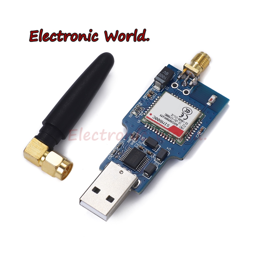 USB to GSM Module Quad-band GSM GPRS SIM800 SIM800C Module for Wireless ...
