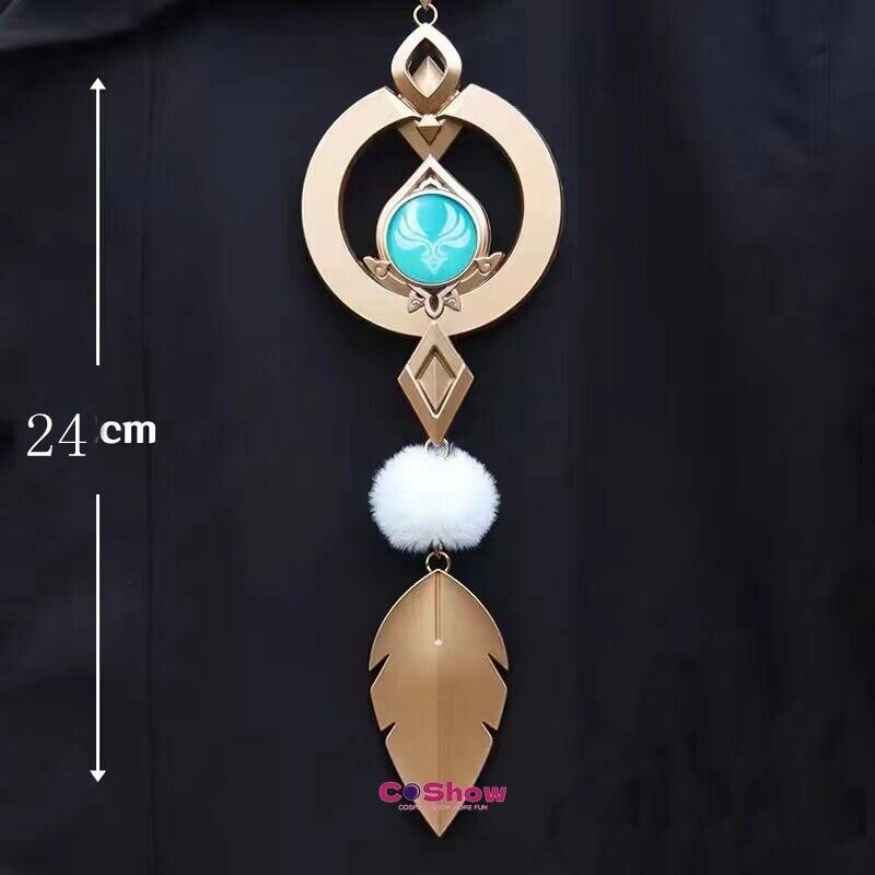Genshin Impact Wanderer Vision Of God Keychain Cosplay Scaramouche ...