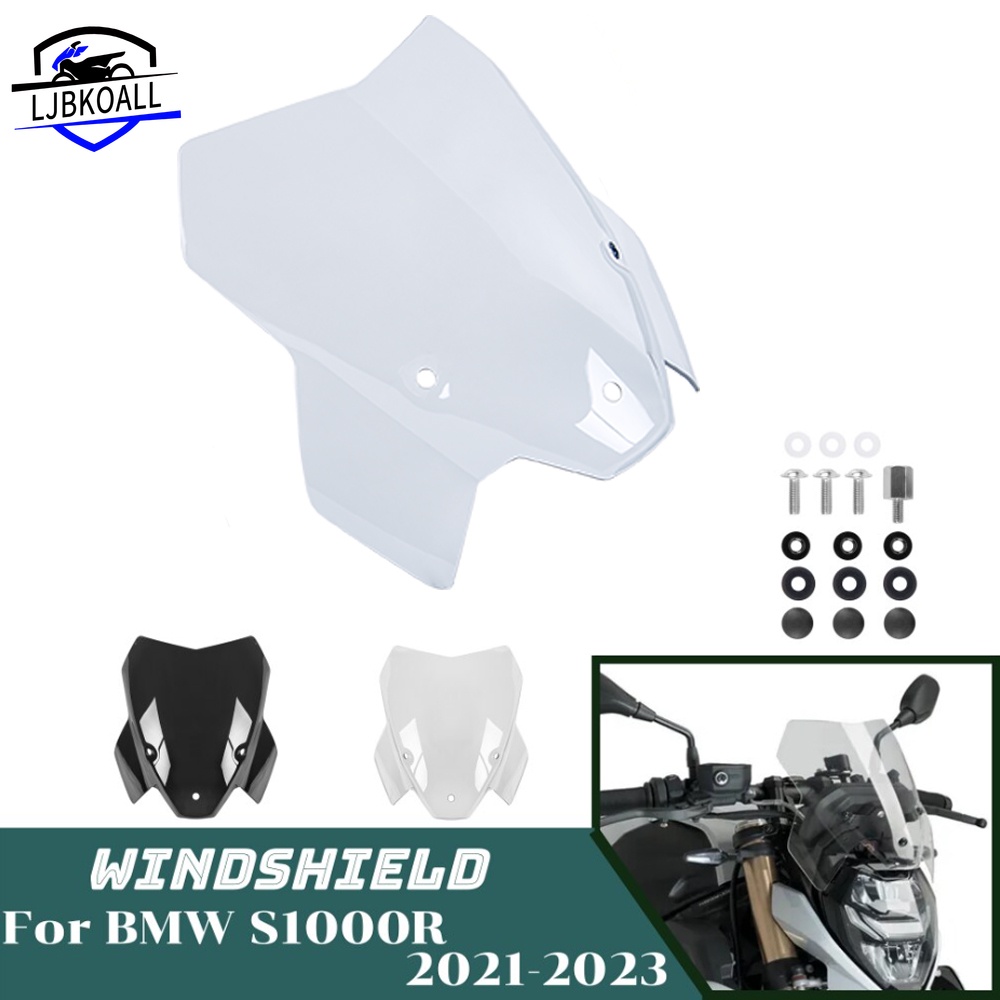 LJBKOALL S1000R Sport Touring Windshield Windscreen For BMW S1000 R ...