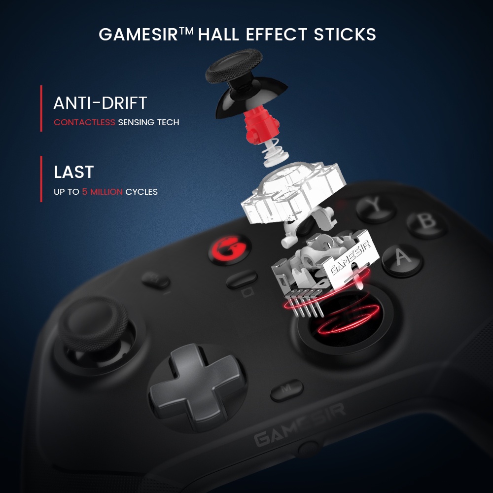 GameSir T4 Cyclone Pro Bluetooth Wireless Gamepad for PC,Switch, iOS ...