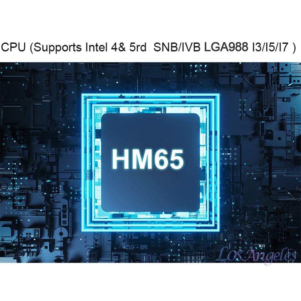 HM65 Micro-ITX Motherboard 16GB Memory LGA988 PC Motherboard M.2 SATA ...