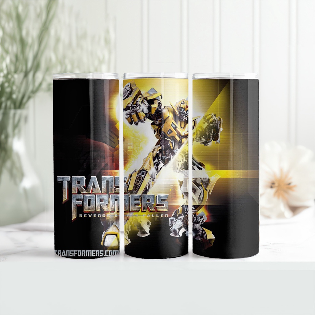 bumblebee transformers Tumbler cup 20oz Skinny Thermos Bottle 304 ...