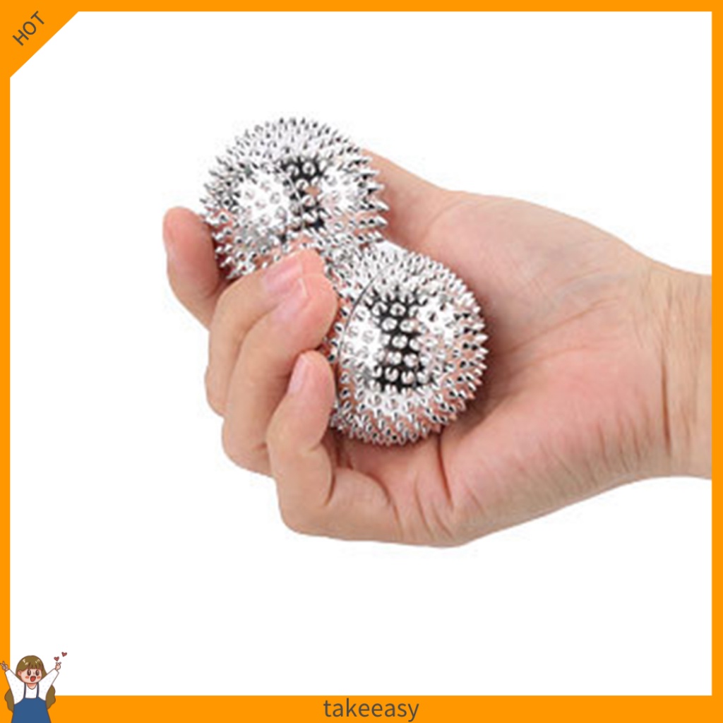 【Ready stock】 1 Pair Magnetic Hand Fitness Ball Needle Mini Health ...