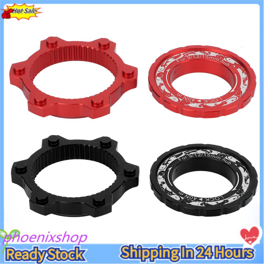 Phoenixshop Bicycle Centerlock To 6 Bolts Rotor Adapter Mountain Bike ...