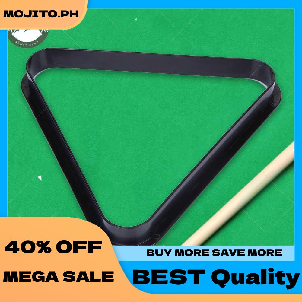 MOJITO Plastic 8 Ball Pool Billiard Table Rack Triangle Rack Standard ...