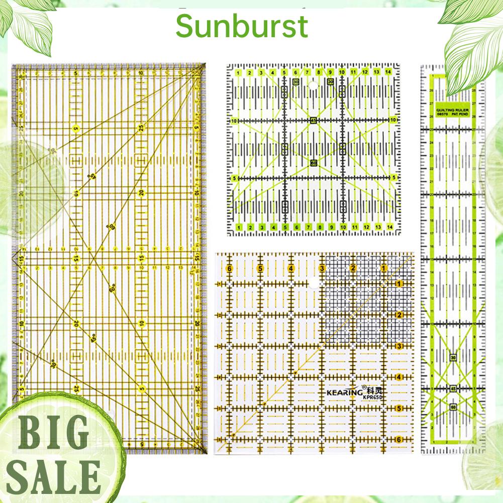 [Sunburst1.ph] DIY Multi-function Handmade Quilting Sewing Ruler ...
