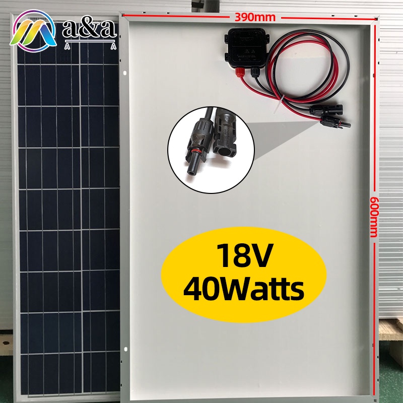 Solar Panel 18Volt Pv Solar Module Solar Cell Panel Solar Panel set for ...