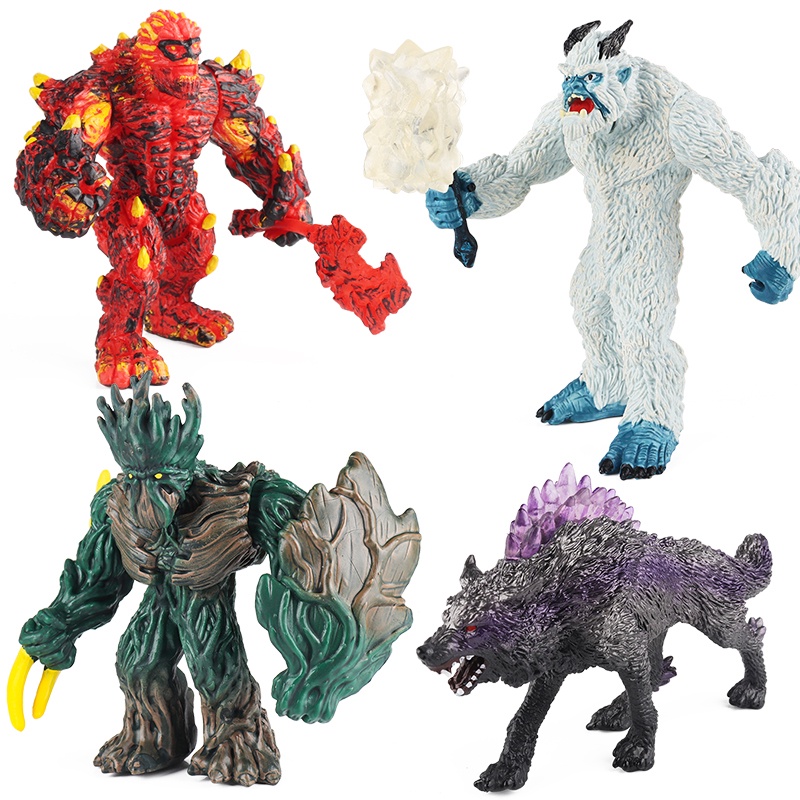 Savage Werewolf Golem Ice Monster Model Dragon Dinosaurs Action Figures ...