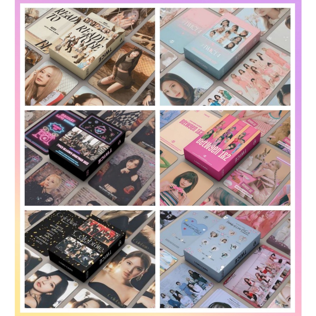 55pcs/box Kpop Idol TWICE Photocards Album Lomo Cards Postcards ONCE ...