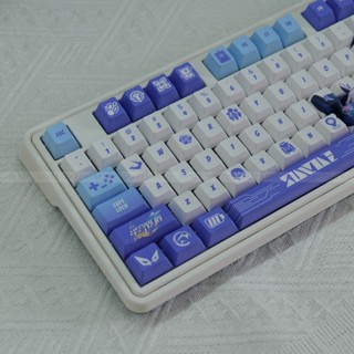 Silver Wolf Keycaps Cherry Profile Honkai Star Rail PBT Dye Sub ...