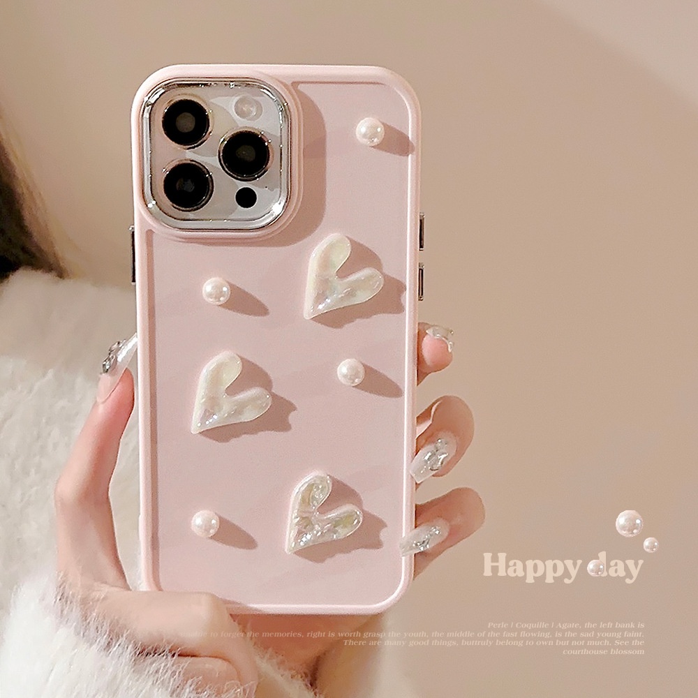Pink 3d Love Tpu Phone Case For IPhone 15 Pro Max 14pro Plus 13 13pro ...