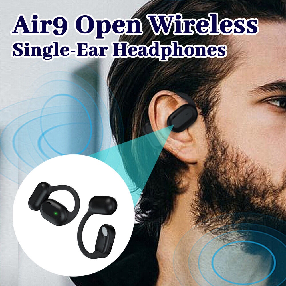 Air9 TWS Wireless Bluetooth Bone Conduction Headset Suitable for Gaming ...