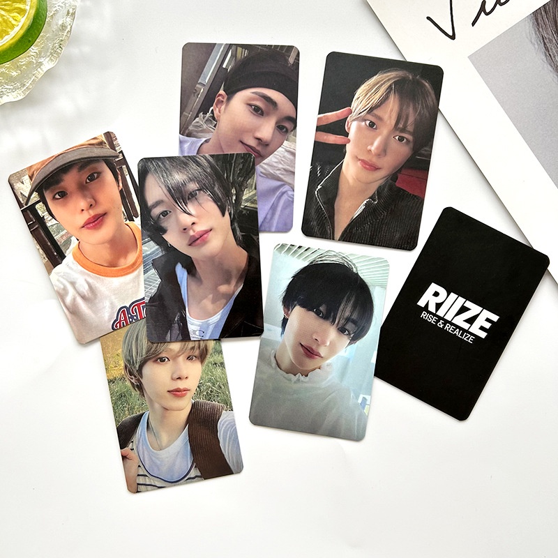 7pcs/set RIIZE New Album Get A Guitar Photocards Lomo Cards SHOTARO EUNSEOK SUNGCHAN WONBIN ...