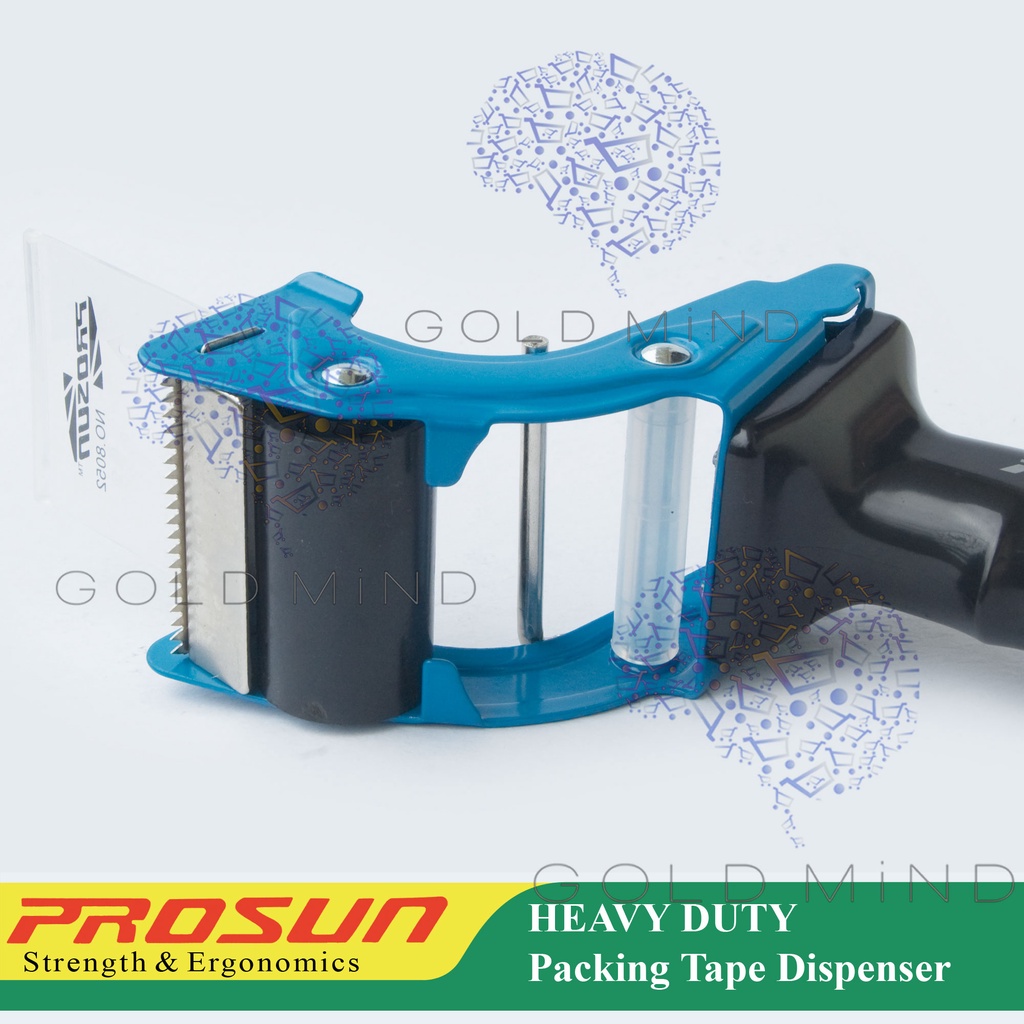Prosun Packaging Tape Dispenser ORIGINAL Prosun Heavy Duty Anti-Reverse ...