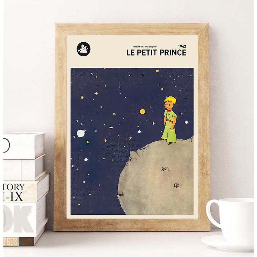 The Little Prince French Version Prints Nursery Wall Art Canvas ...