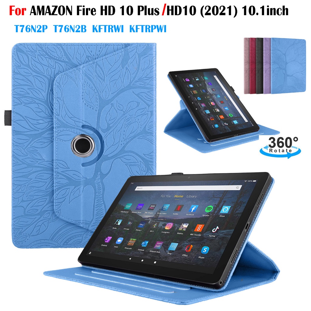 For AMAZON Fire HD 10 Plus 10.1" 2021 T76N2P Tablet Folio Case HD10 ...