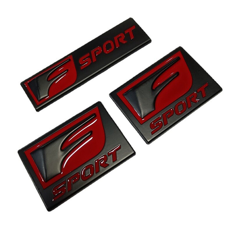 For Lexus F-SPORT logo 3D metal car side sticker Fender rim badge Rear ...