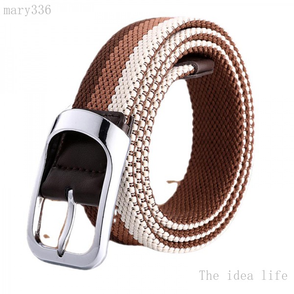 [Meimeier] New Style Two-Color Braided Belt Comfortable Casual Men's ...