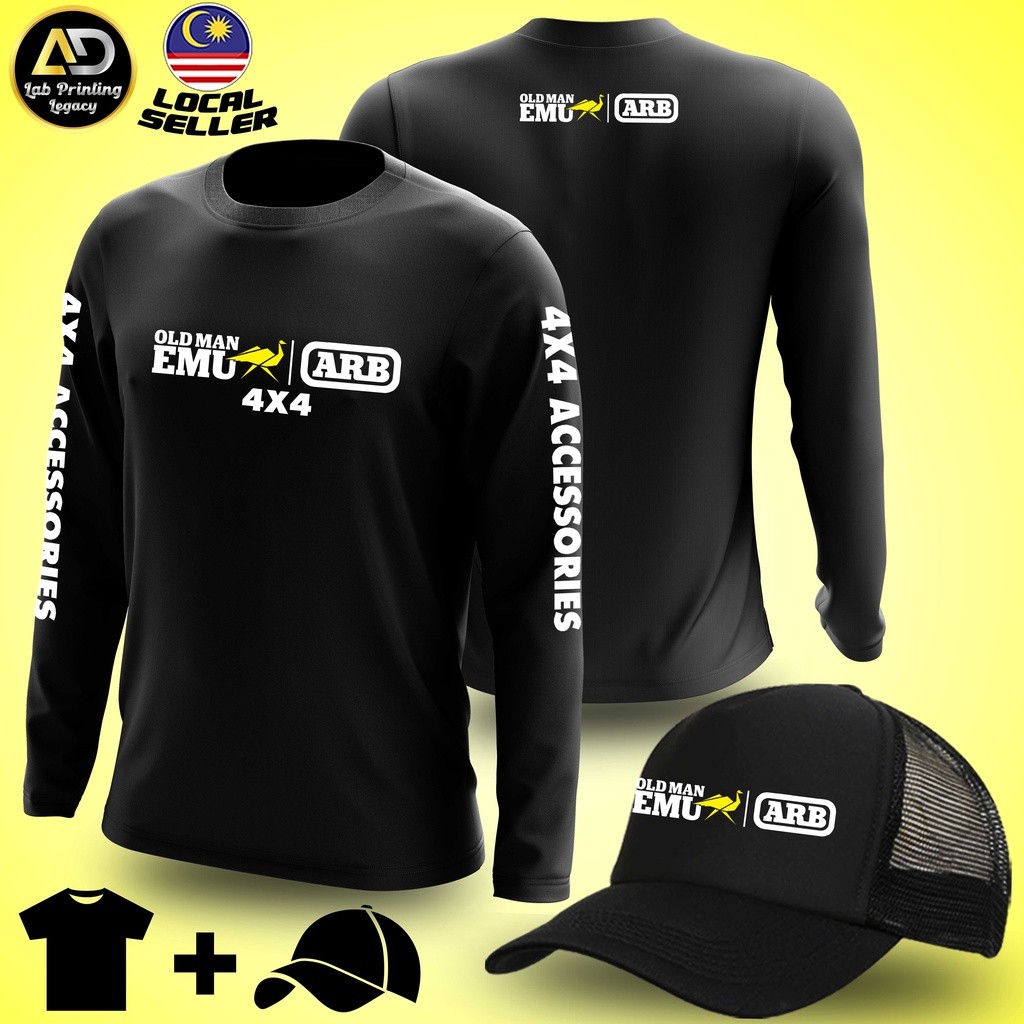 Arb Oldman Emu Set T Shirt and Cap for Triton Navara Dmax Hilux ...