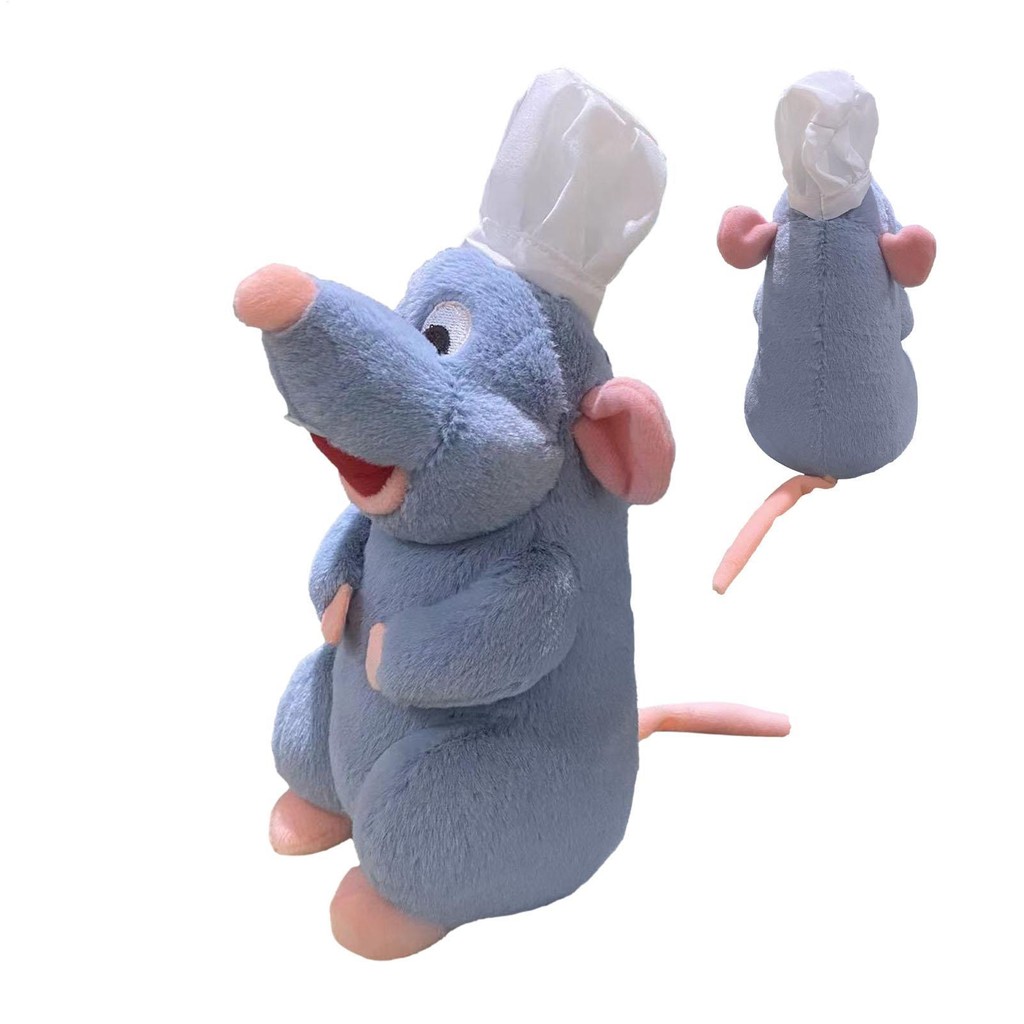 Ratatouille sitting shoulder magnet plush toy doll Remy mouse doll ...