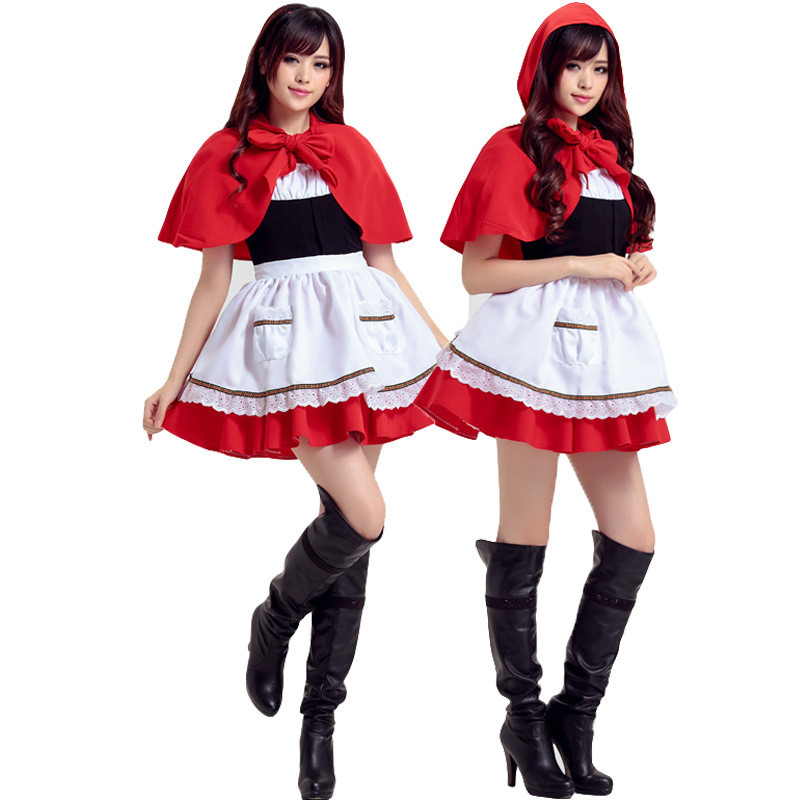 Halloween Anime cosplay Clothing Little Red Riding Hood Clothing Role ...