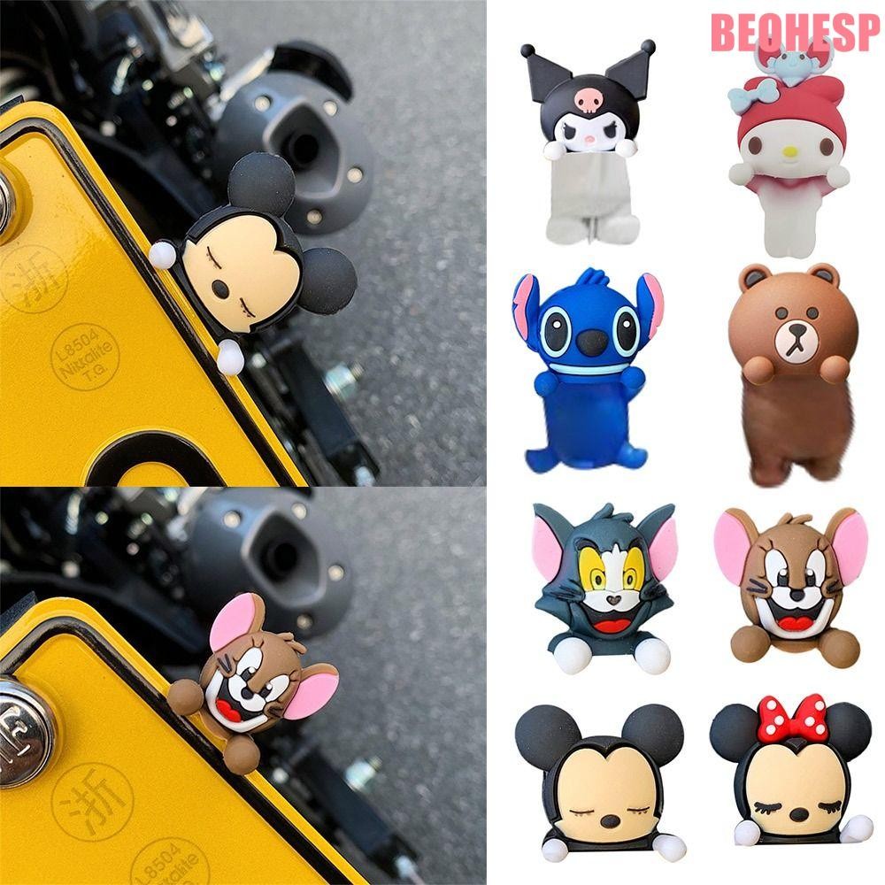 BEOHESP Motorcycle Decorative Instrument Panel, Doraemon Pikachu Kuromi ...