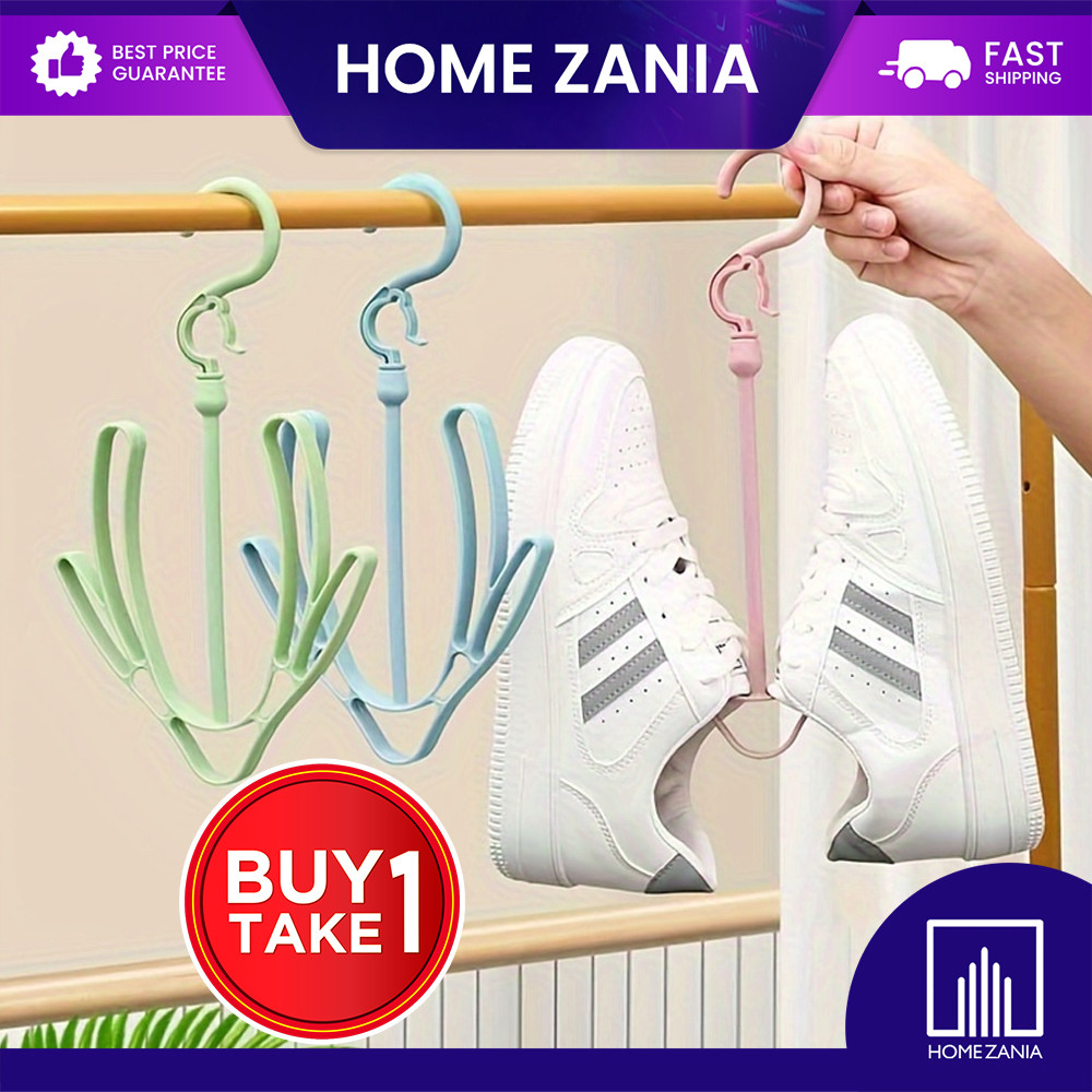 Home Zania BUY 1 TAKE 1 Space Saving Outdoor Shoe Drying Rack with ...