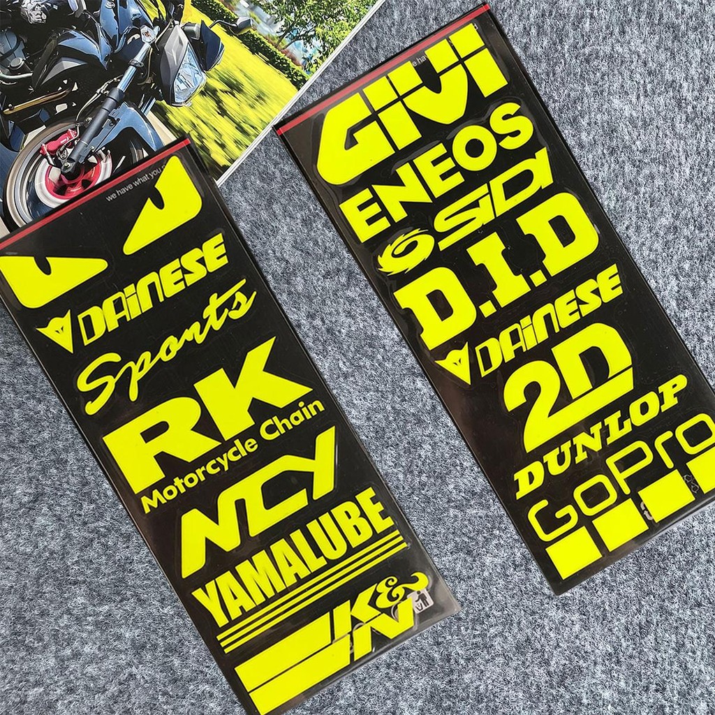 Sponsor Logo Sticker for Honda Click VarioAdv Pcx160 Tmx Wave100 Yamaha ...