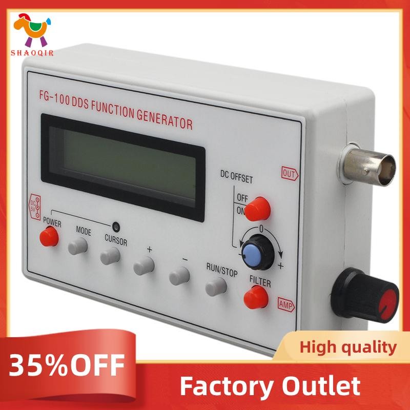 Fg 100 Dds Function Signal Generator Frequency Counter 1hz 500khz Shopee Philippines
