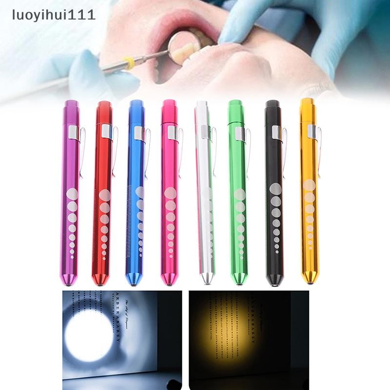 [luy] LED Flashlight Work Light First Aid Pen Light Torch Lamp Pupil ...