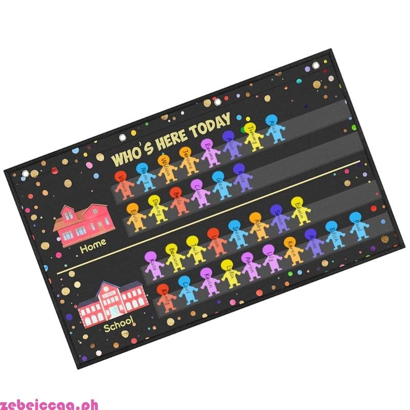 zebeiccaa Classroom Attendance Chart Helping Hands Chart for Preschool ...