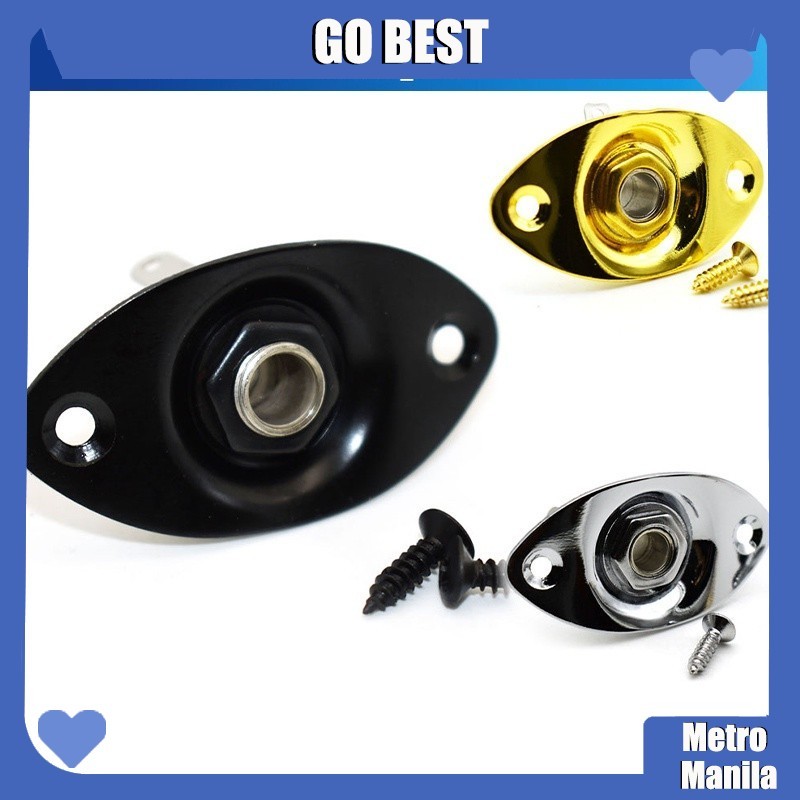 Oval Jack Socket Cover For Electric Bass Guitar Output Input Jack ...