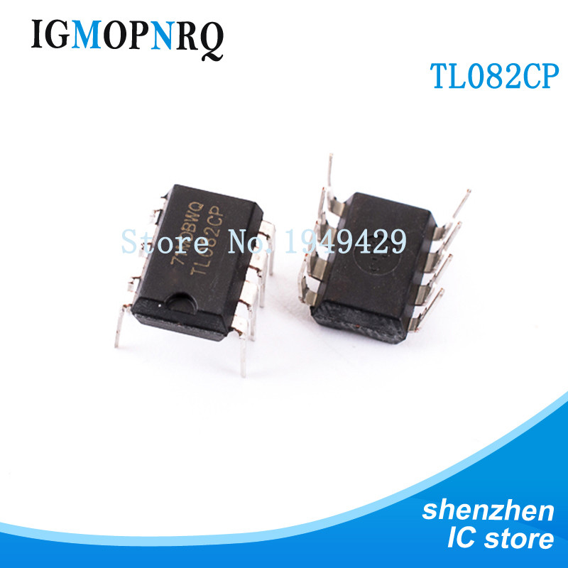 10PCS/lot TL082CP DIP-8 TL082 TL082CN Operational amplifier op amp JFET ...