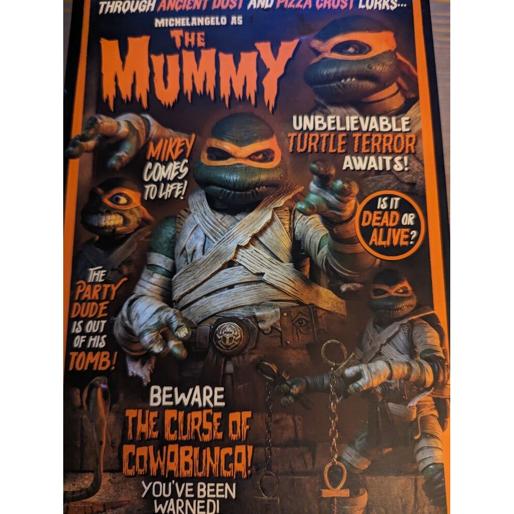 NECA Teenage Mutant Ninja Turtles Ultimate Michelangelo as The Mummy ...