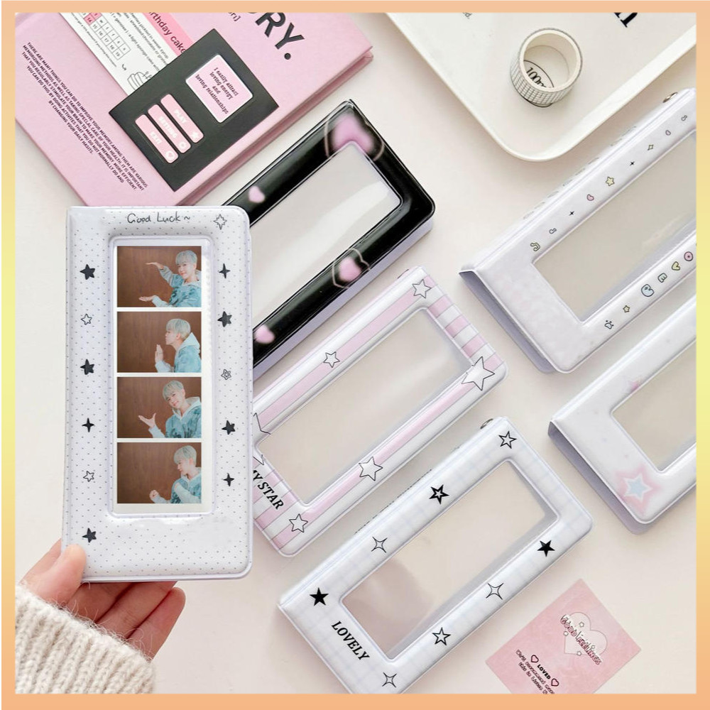 Star Photo Booth Frames - Photo Booth Album For 2x6 Inch Photo Strips ...