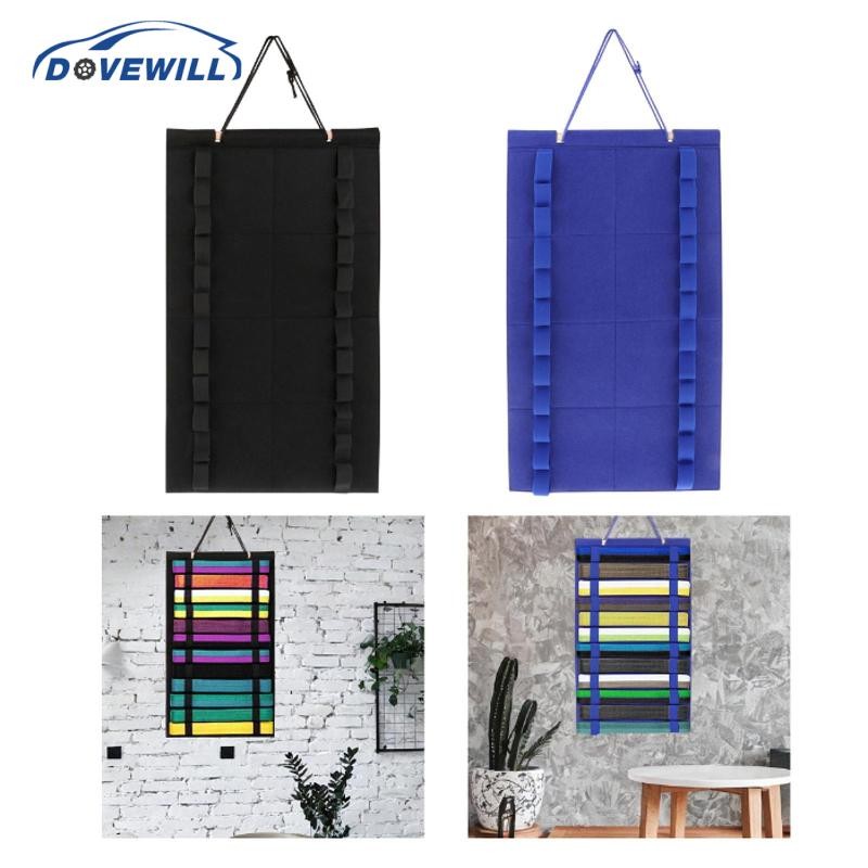 [Dovewill] Arts Belts Organizer, Taekwondo Belt Display Holds 12 Belts ...