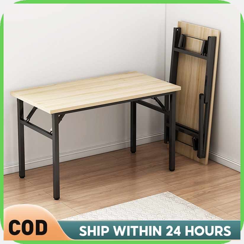 120CM;Va&k^Double&Layer&Folding&Table&Foldable&Table&Office Table Study ...